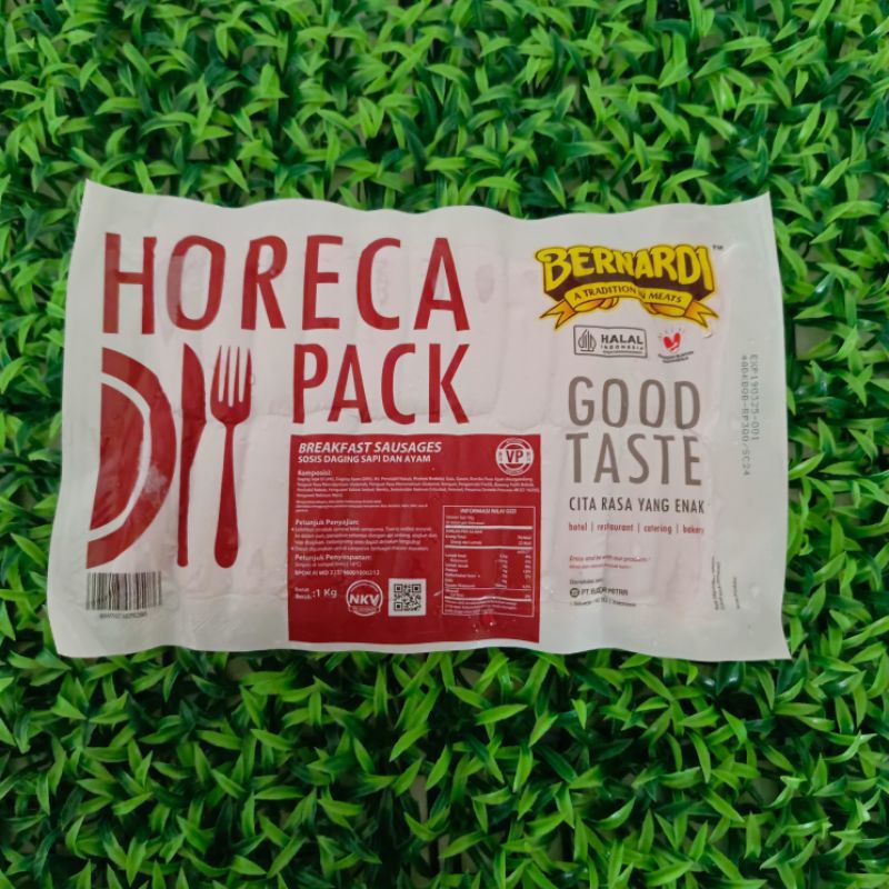 Jual Bernardi Horeca Pack Sosis Sapi & Ayam VP - 1 kg | Shopee Indonesia