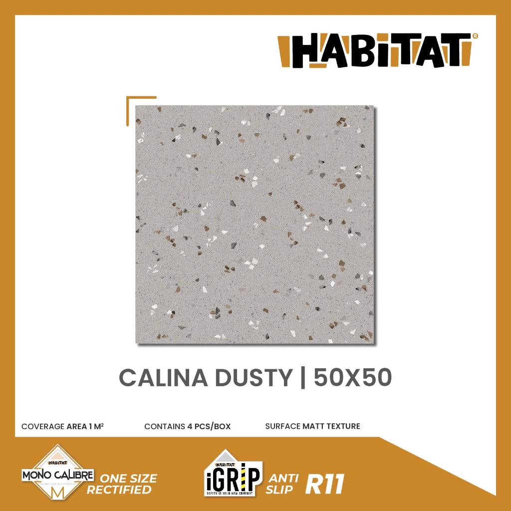 Jual MilanTiles - HABITAT Calina Dusty 50x50 Keramik Lantai Kesat iGrip | Shopee Indonesia