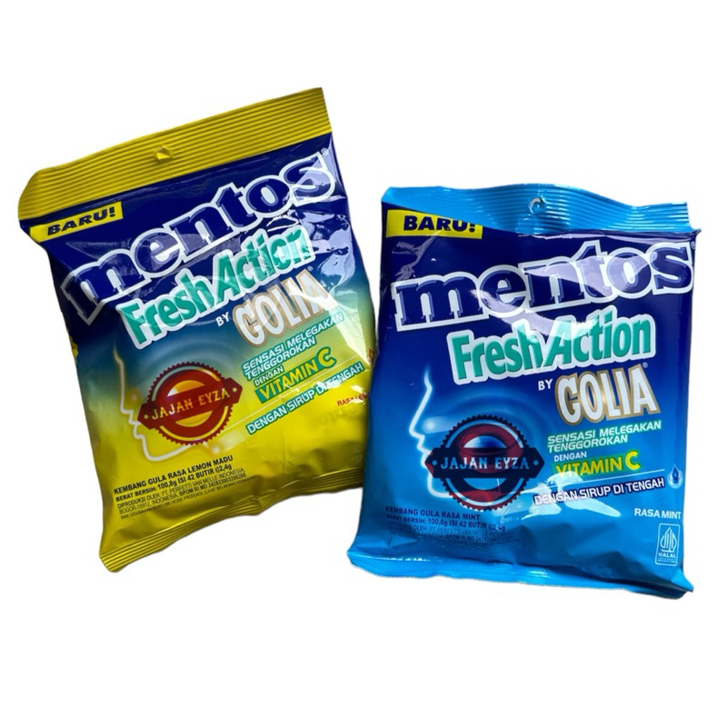 Jual PERMEN MENTOS FRESH ACTION GOLIA / GOLIA FRESH ACTION MINT / FRESH ...