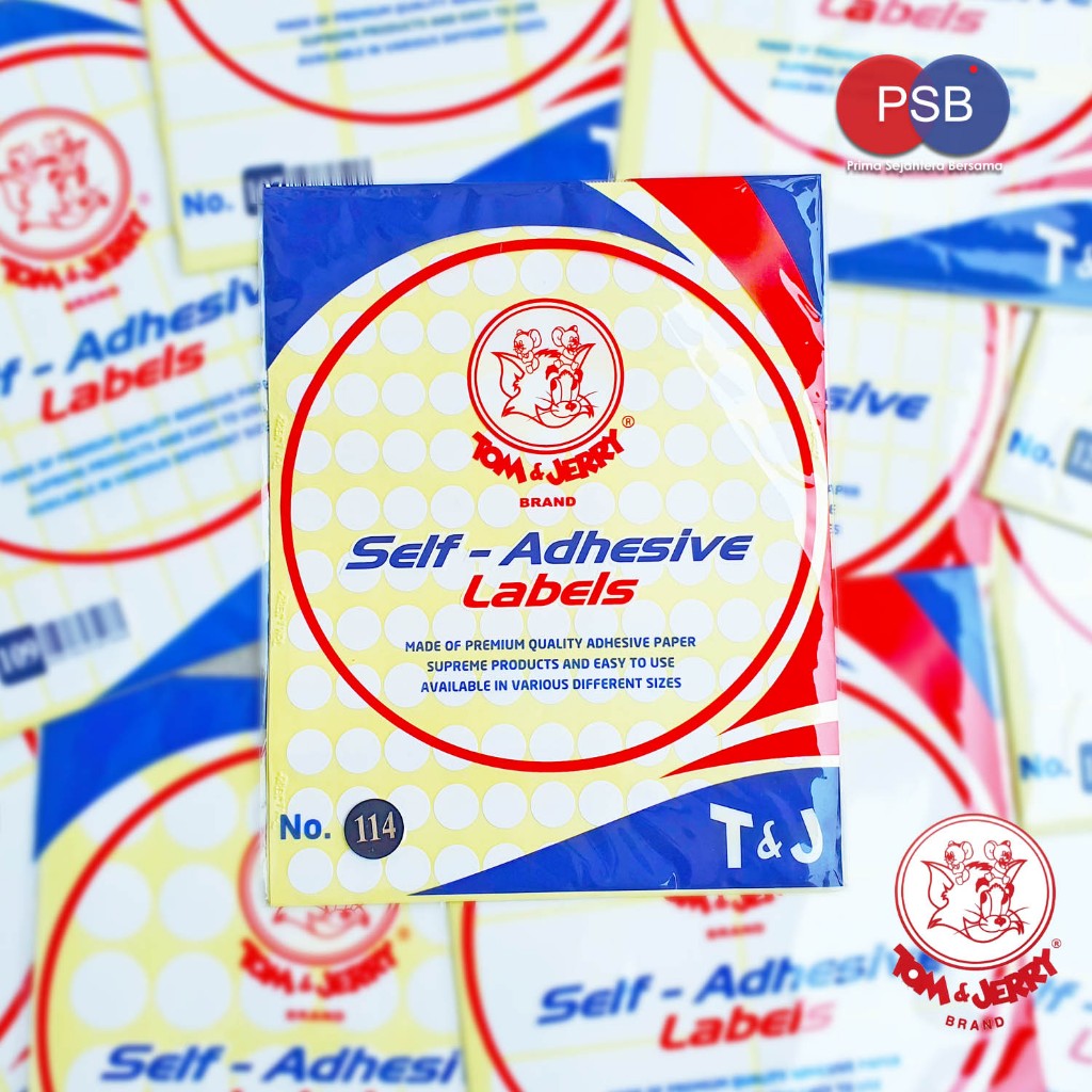 Jual Label Sticker Tom & Jerry / Self Adhesive Label Tom and Jerry | Shopee Indonesia