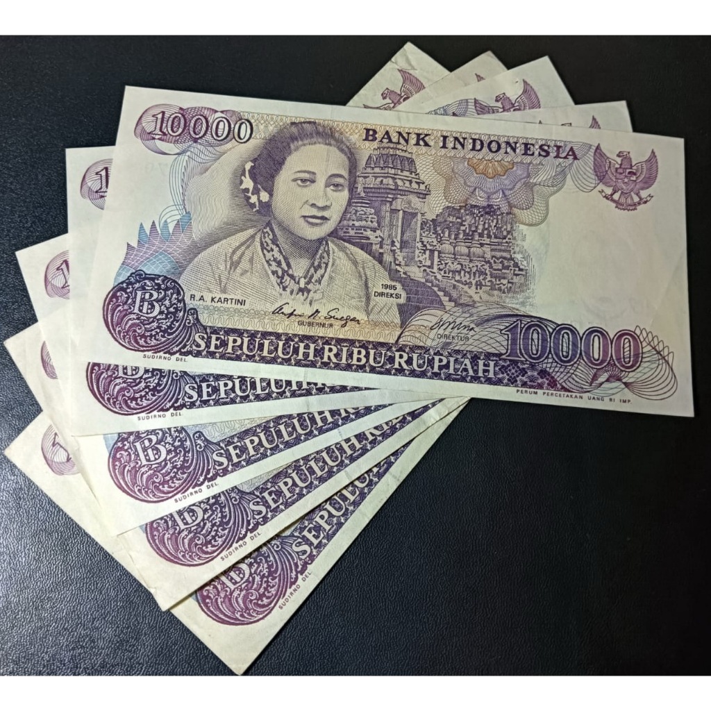 Jual Uang kuno 10000 rupiah tahun 1985 Kartini | Shopee Indonesia