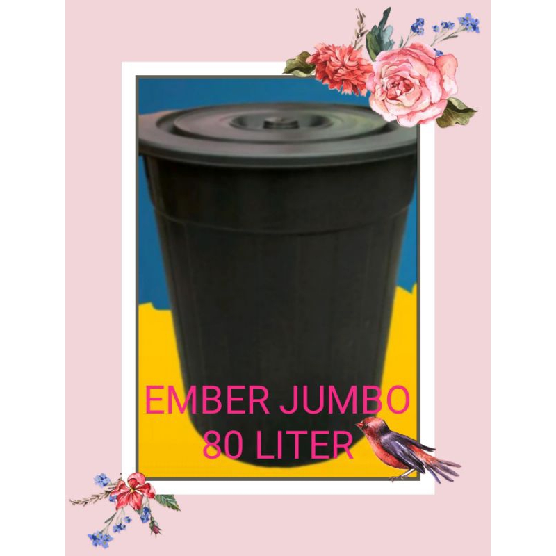 Jual EMBER PLASTIK JUMBO/RPM/TONG EMBER AIR 80 LITER MURAH | Shopee ...