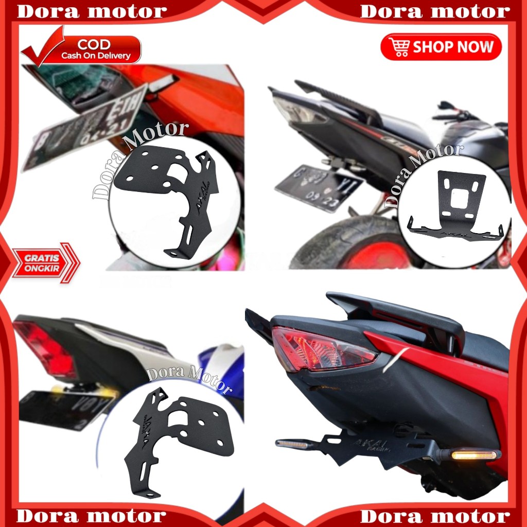 Jual Tail Tidy breket plat nomor variasi spakbor belakang batman tail ...