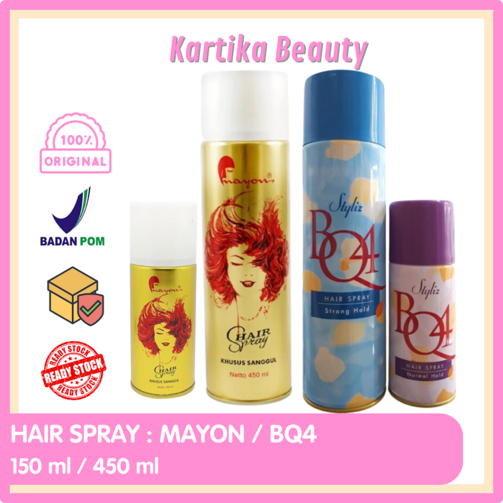 Jual HAIR SPRAY KEMASAN BESAR 150 ML / 450 ML BOTOL AEROSOL KALENG ...