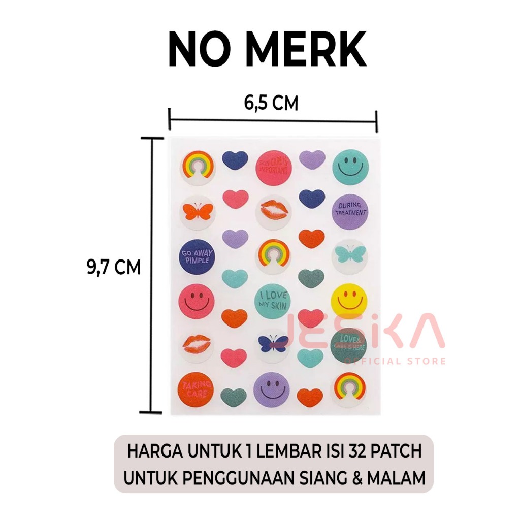 Jual Acne pimple patch lucu karakter bentuk bintang bunga smile kupu ...
