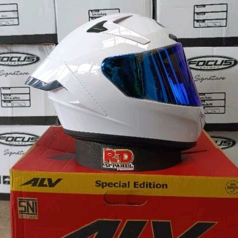 Jual HELM FULLFACE ALV GENESIS PAKET GANTENG ORIGINAL | Shopee Indonesia