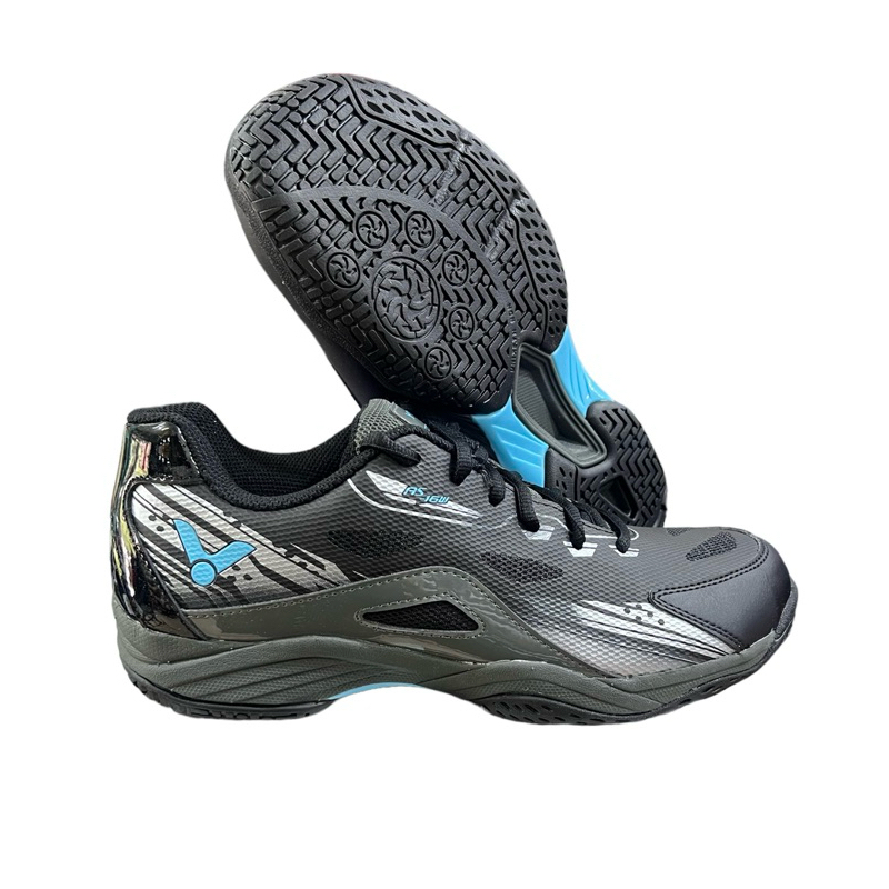 Jual Sepatu Badminton Victor AS 16 Wide / AS16 Wide Black | Shopee ...