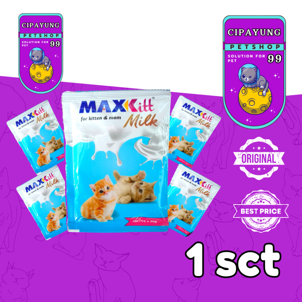 Jual Susu Kucing Max Kitt Milk 30 gr | Shopee Indonesia