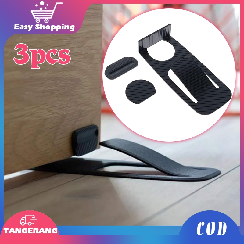 Jual 3pcs Door Stopper Spring Penahan Pintu Pengganjal Pintu Self ...