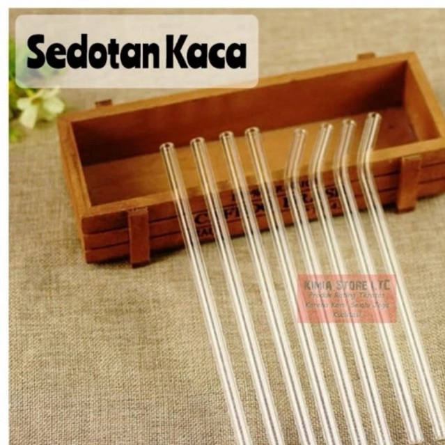 Jual sedotan kaca lurus dan bengkok | Shopee Indonesia