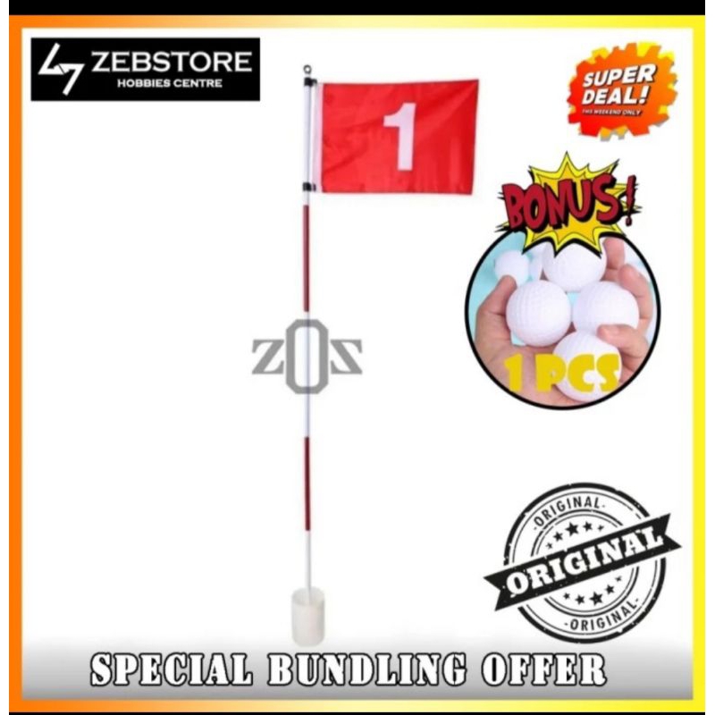 Jual Tiang Bendera Flag Golf Putting Cup Lubang Hole Lapangan | Shopee ...