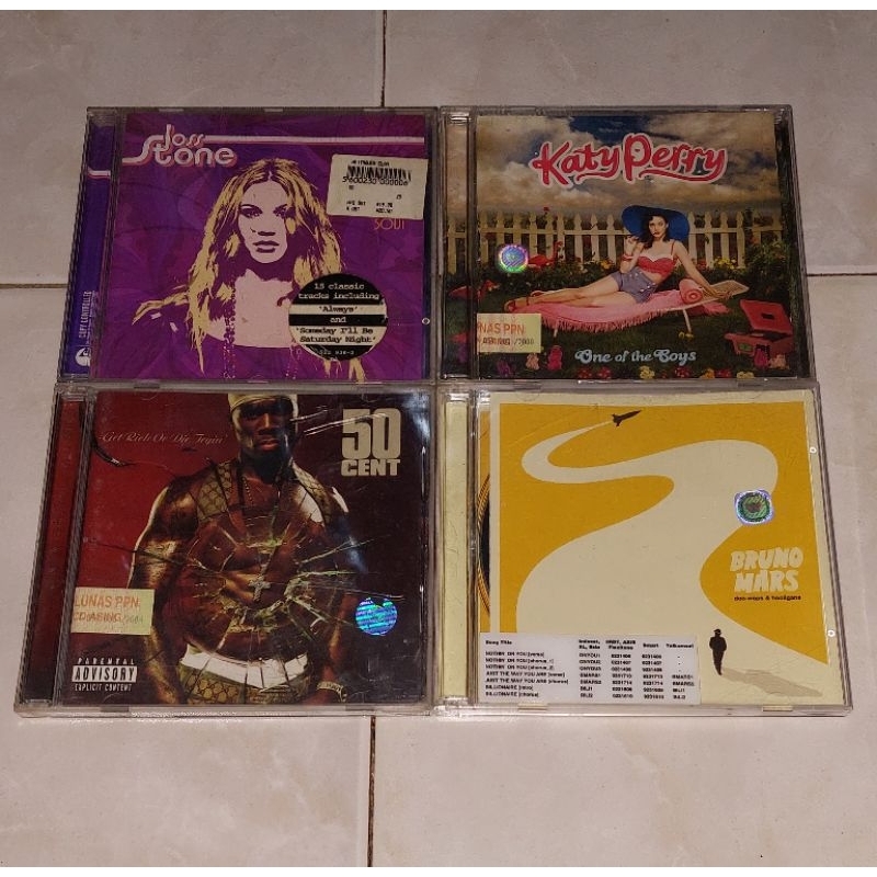 Jual cd barat Original JOSS STONE / KATY PERRY / 50 CENT / BRUNO MARS ...
