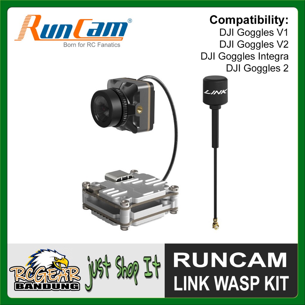 Jual RunCam Link Wasp Vista HD Kit Digital FPV Camera for DJI Goggles 2 ...