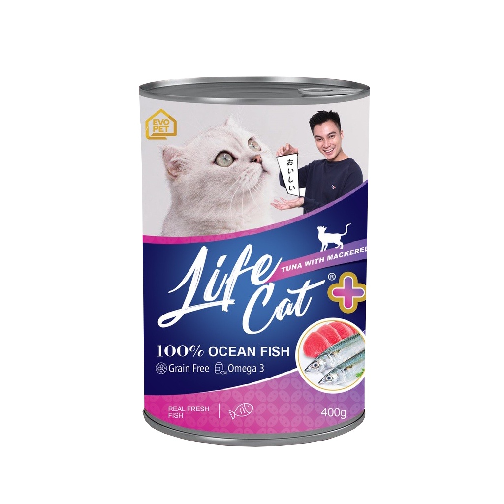 Jual Makanan Basah Kucing Life cat Plus Wet Food Kaleng 400gr | Shopee ...