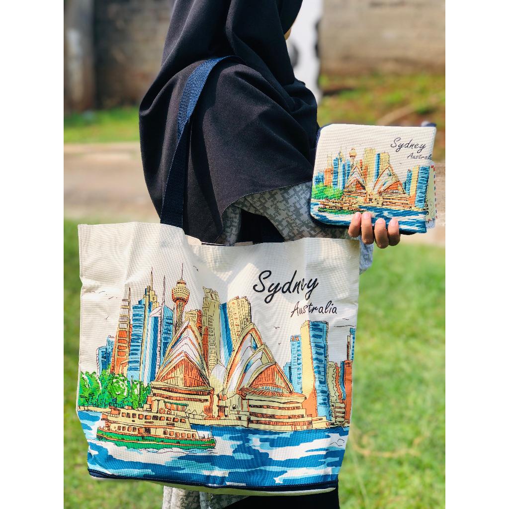 Jual FOLDABLE AUSTRALIA SHOPPING BAG | Shopee Indonesia
