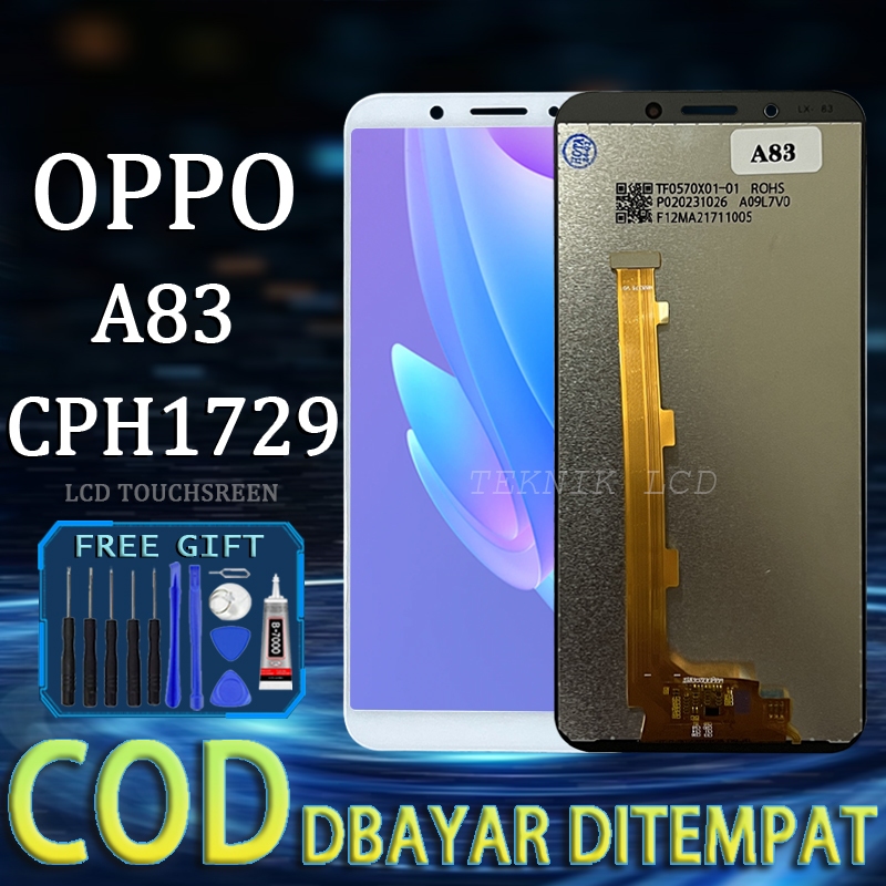 Jual 【ORIGINAL 100% 】LCD OPPO A83/CPH1729 HD ORIGINAL 100% FULL SET ...