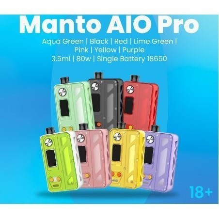 Jual MANTO AIO PRO 80W RINCOE MANTO AIO PRO KIT AUTHENTIC | Shopee ...