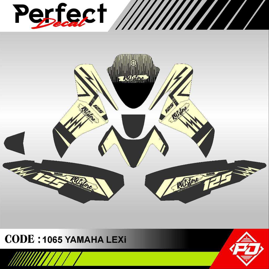 Jual Decal Stiker Motor YAMAHA LEXI 125 / LEXI S OLD / NEW Full Body ...