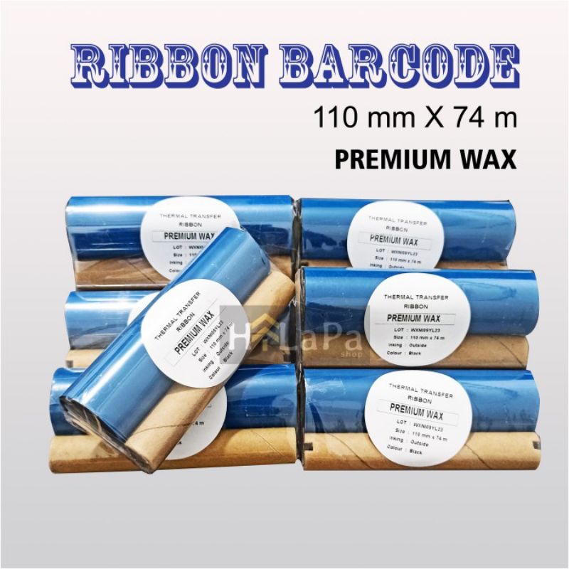 Jual Ribbon / Carbon Barcode PREMIUM WAX 110 mm X 75 meter | Shopee ...