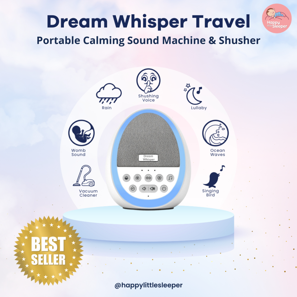 Jual HappyLittleSleeper Dream Whisper Travel Portable White Noise Baby Shusher | Shopee Indonesia