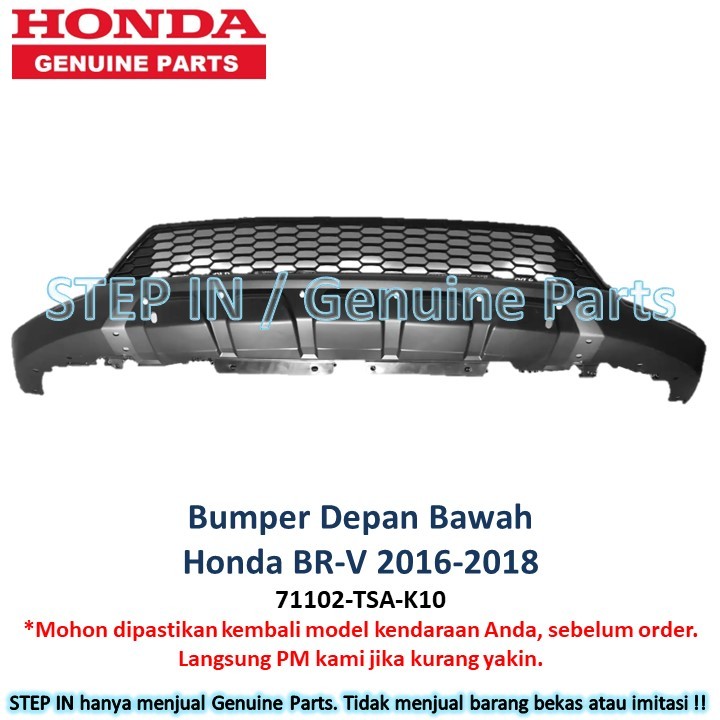 Jual Bumper Depan BAWAH Honda BRV BR-V 2016 2017 2018 E PRESTIGE ...