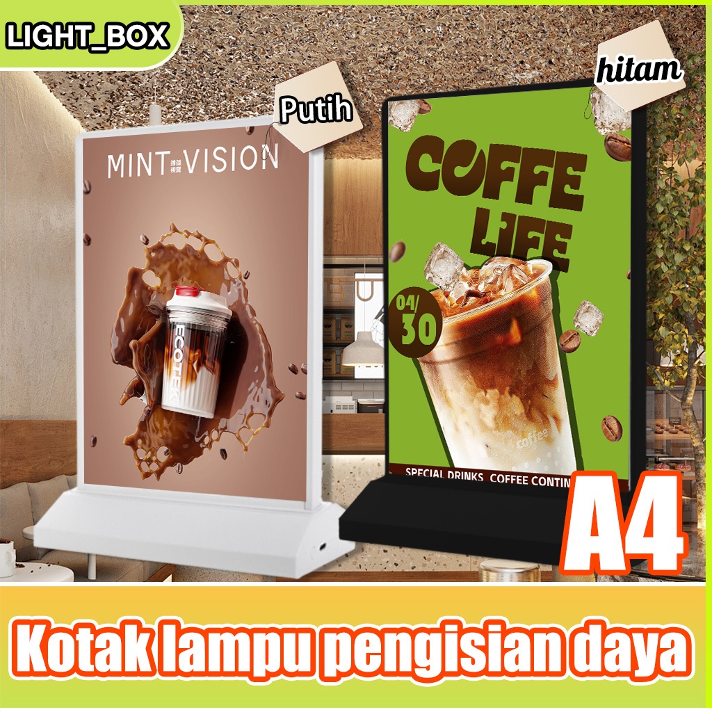 Jual Ready display menu LED / Kotak lampu pemesanan pengisian daya dua ...