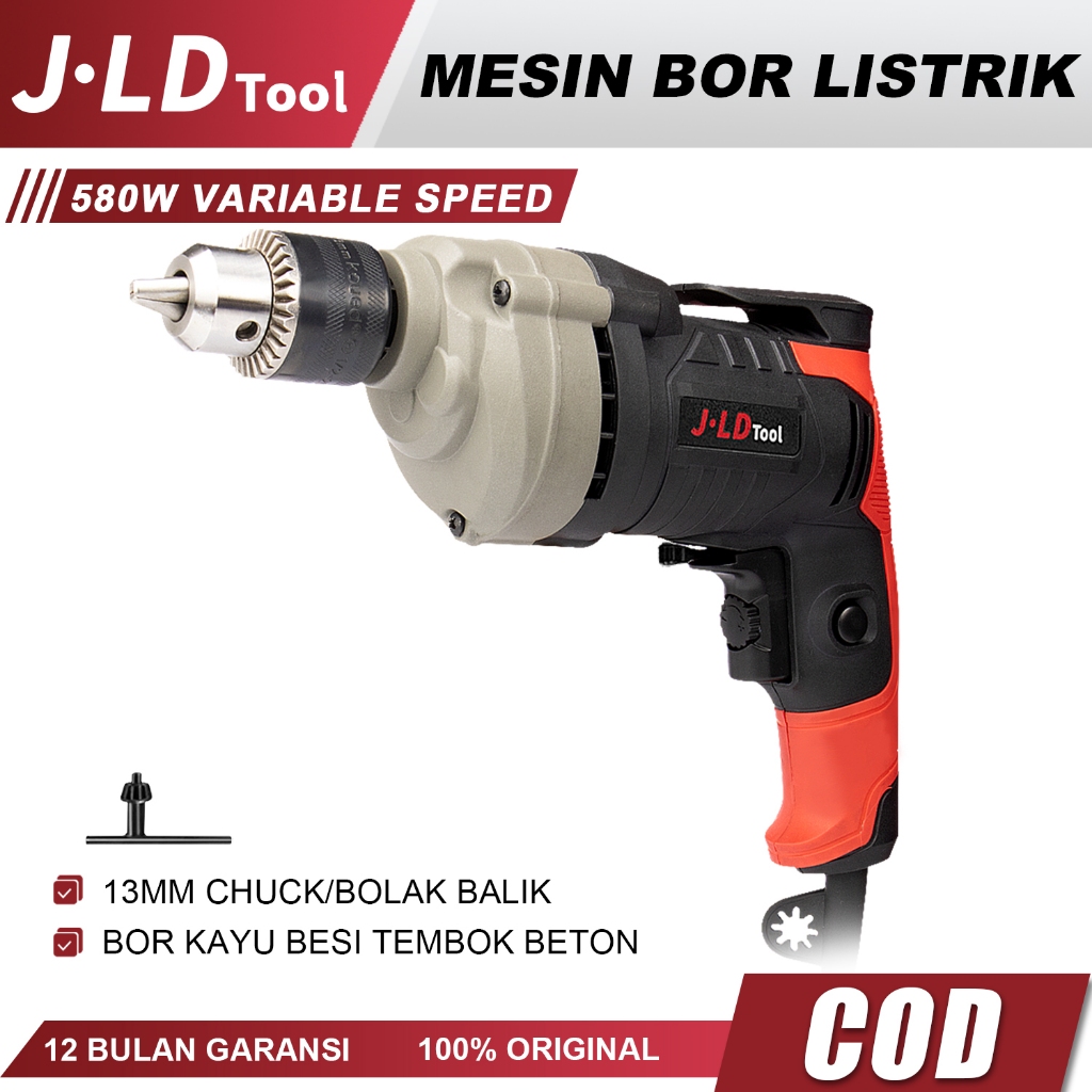Jual JLD 580W Mesin Bor Impact Tembok Beton Listrik Electric Drill ...