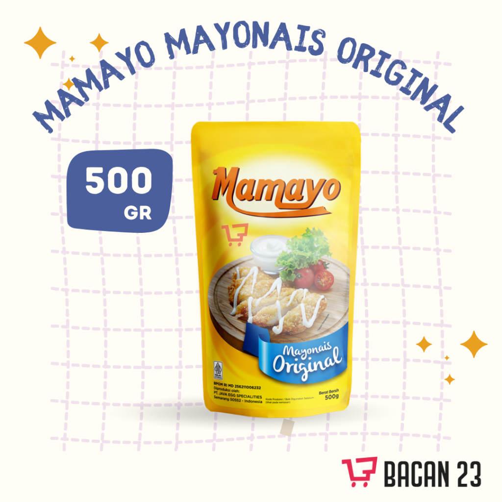 Jual Mamayo Mayonaise Original (500gr) / Mayonaise Refill / Mayonaise ...
