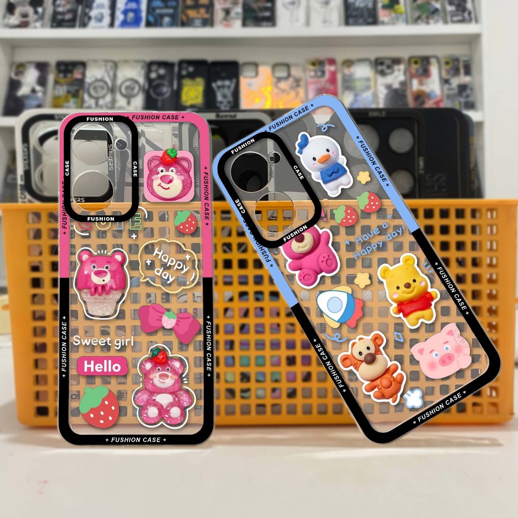 Jual casing vivo y03 2024 Case Clearcase Transparant Motif Lotso ARBB ...