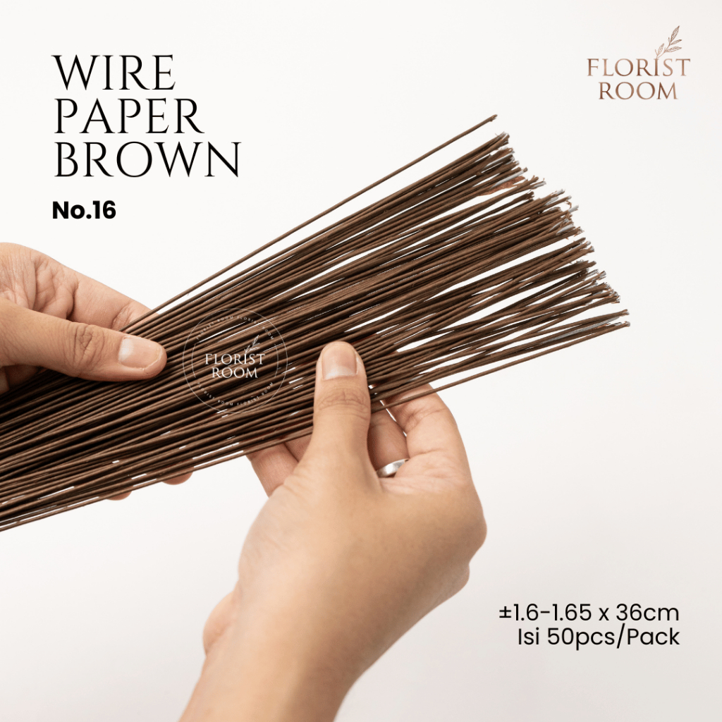 Jual Kawat No 16 - Isi = ±50Pcs/Pack - kawat bunga - tangkai - floral ...