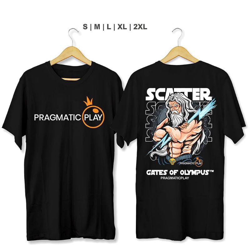 Jual Kaos PRAGMATIC PLAY SCATER KAKEK ZEUS - Kaos Game Slot - Baju ...