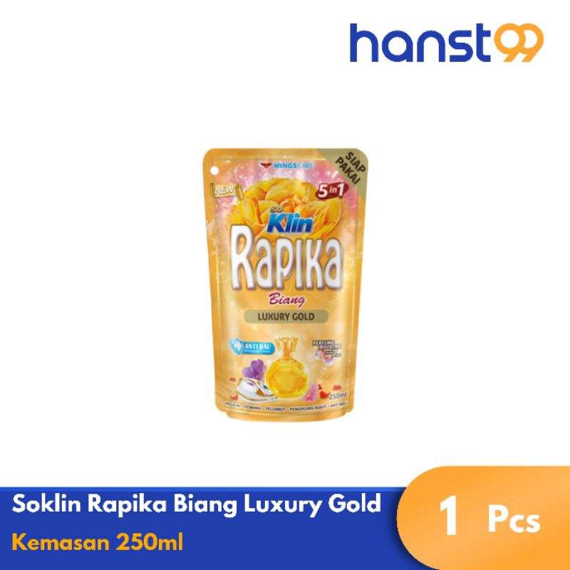 Jual Rapika Biang Luxury Gold Pouch 250Ml | Shopee Indonesia