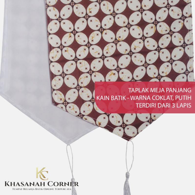Jual Taplak Meja Panjang 214x27 cm Runner Table Cloth Cover Persegi ...