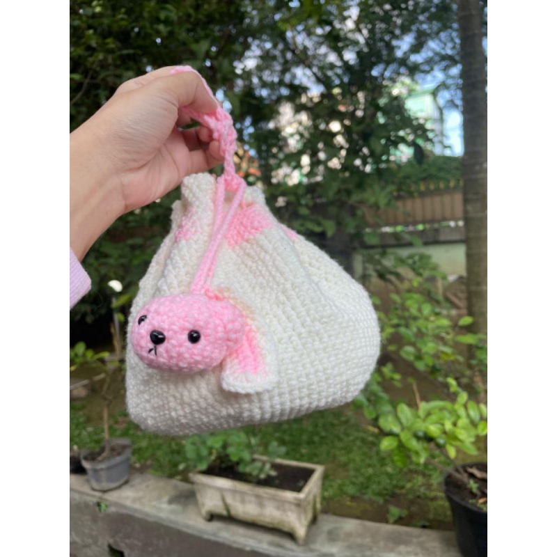 Jual Pouch/Tas Tali dengan Gantungan Maskot | Shopee Indonesia