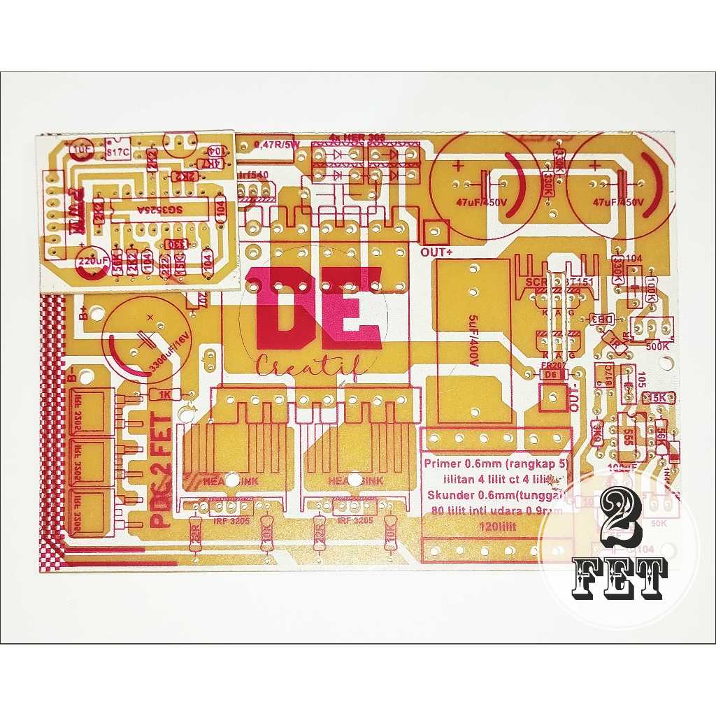 Jual Pcb inv-pdc 2 Mosfet + FF | Shopee Indonesia