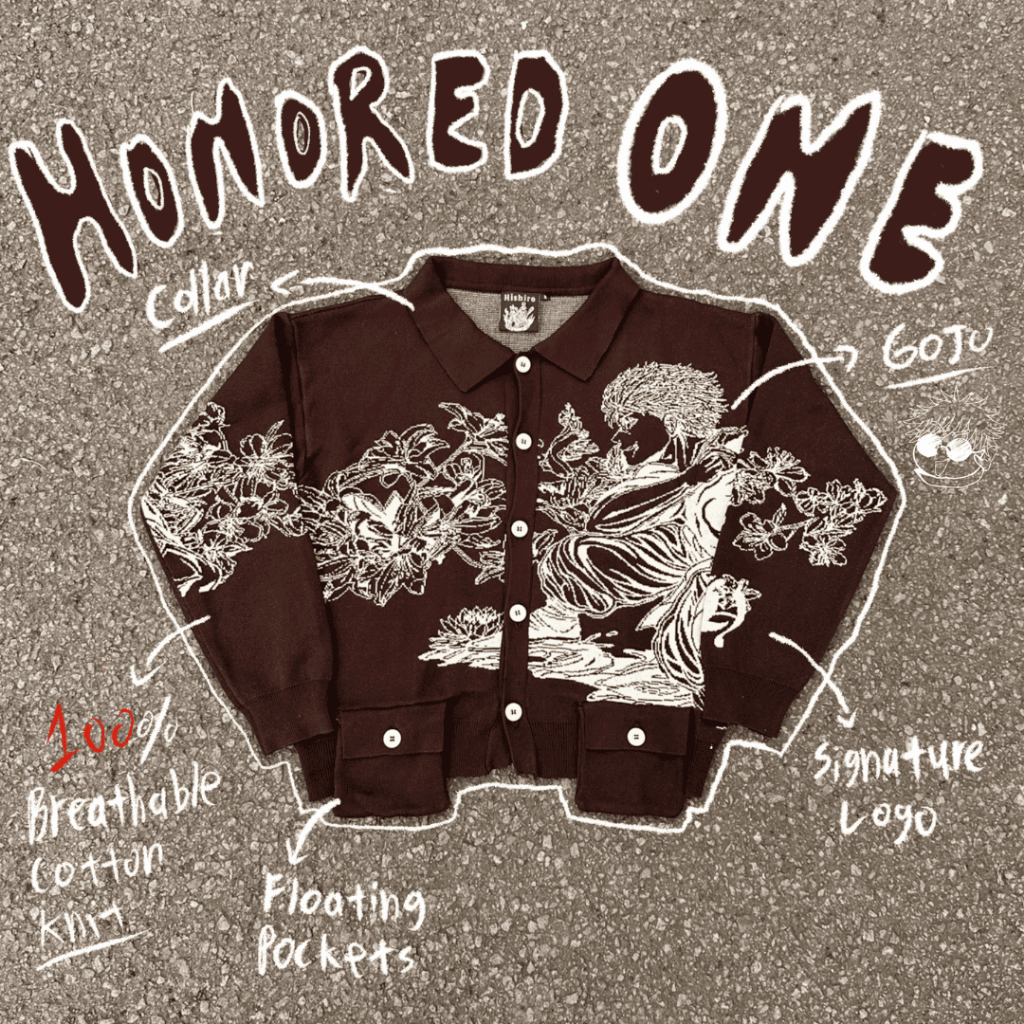 Jual Hishiro's Signature Honored One Cardigan Knit (Gojo) | Shopee ...