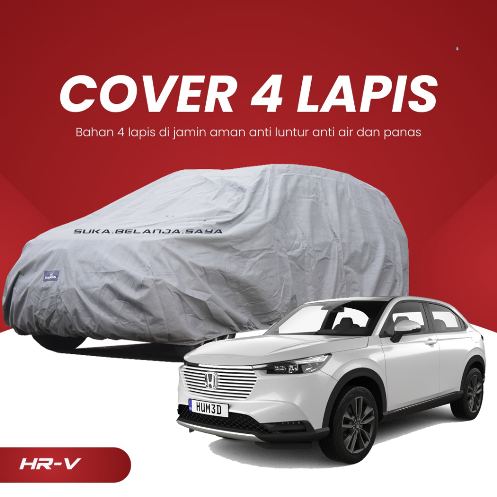 Jual 4 LAPIS EXTRA OOUTDOOR PREMIUM Body Cover Mobil HR-V Sarung Mobil ...