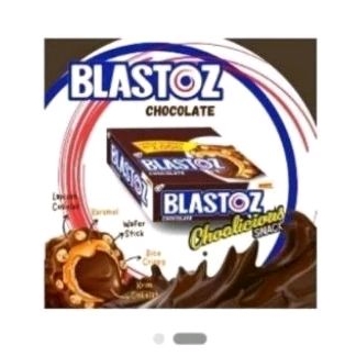 Jual Blastoz Chocolate Wafer Stick isi 12 pcs | Shopee Indonesia