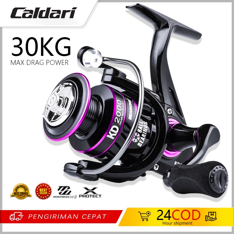 Jual Reel Pancing Max Drag 30kg dengan Reel Roda Pemintal Kumparan ...