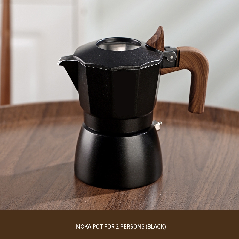 Jual Mocha Pot Espresso Pot Double Valve Moca Pot Tungku Listrik Set ...
