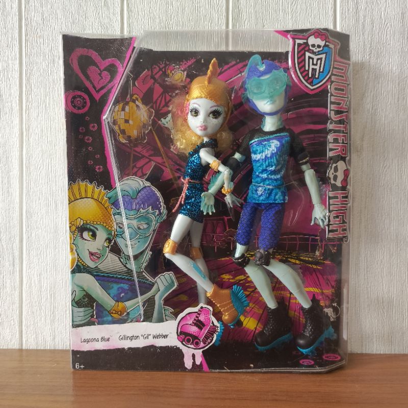 Jual Monster High Lagoona Blue and Gillington Weber Wheel Love Doll ...