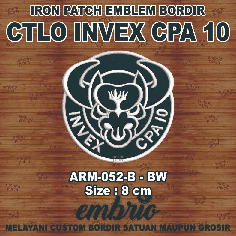 Jual ARM-052-B Patch CTLO INVEX CPA 10 French Navy Special Forces Counter Terrorist Commandos ...