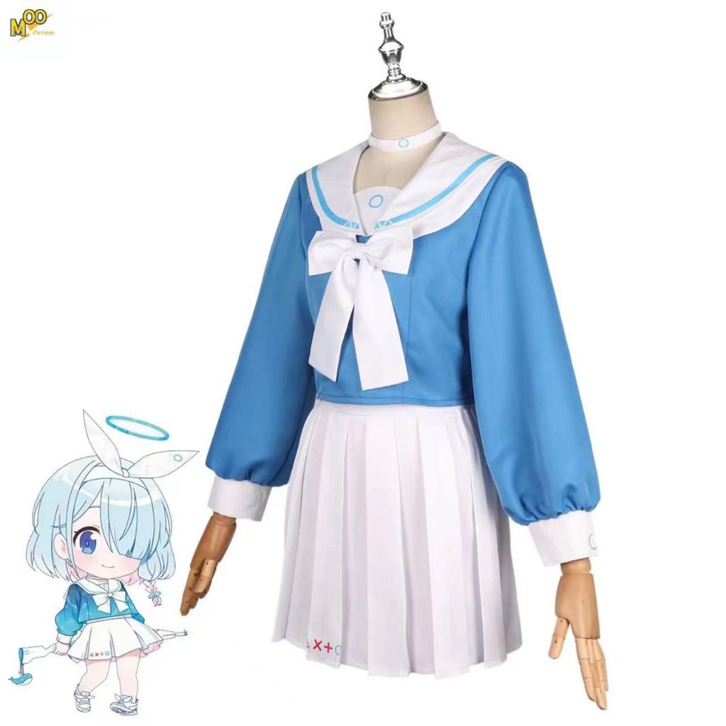 Jual Blue Archive cosplay costume arona cosplay costume and wig Anime ...