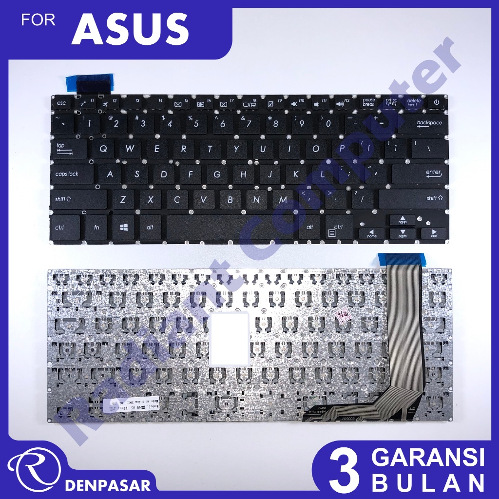 Jual Keyboard Asus X407 X407M X407MA X407U X407UA X407UB X407UBR HITAM ...