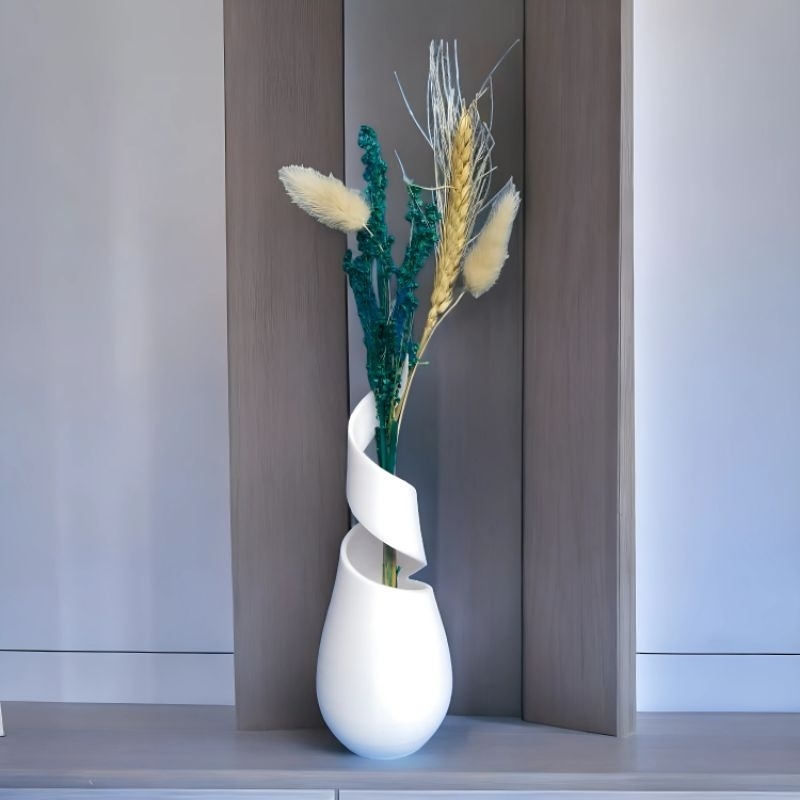 Jual Gyroid Vase | Vase Bunga Aesthetic | Vas Meja | Shopee Indonesia