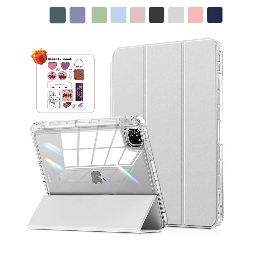 Jual Casing iPad Softcase Silicone Transparent Pencil Slot for iPad Air ...