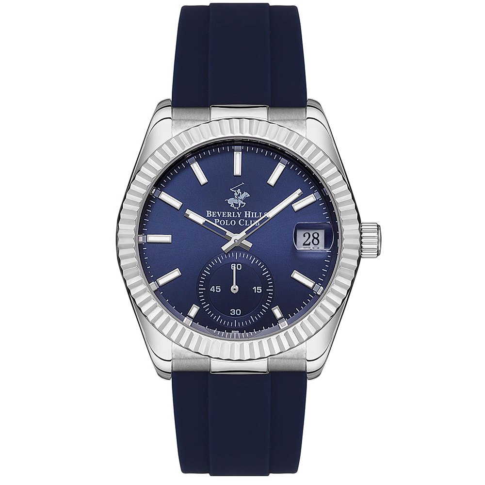Jual Jam Tangan Pria Beverly Hills Polo Club BP3325X.399 FULL SILVER ...