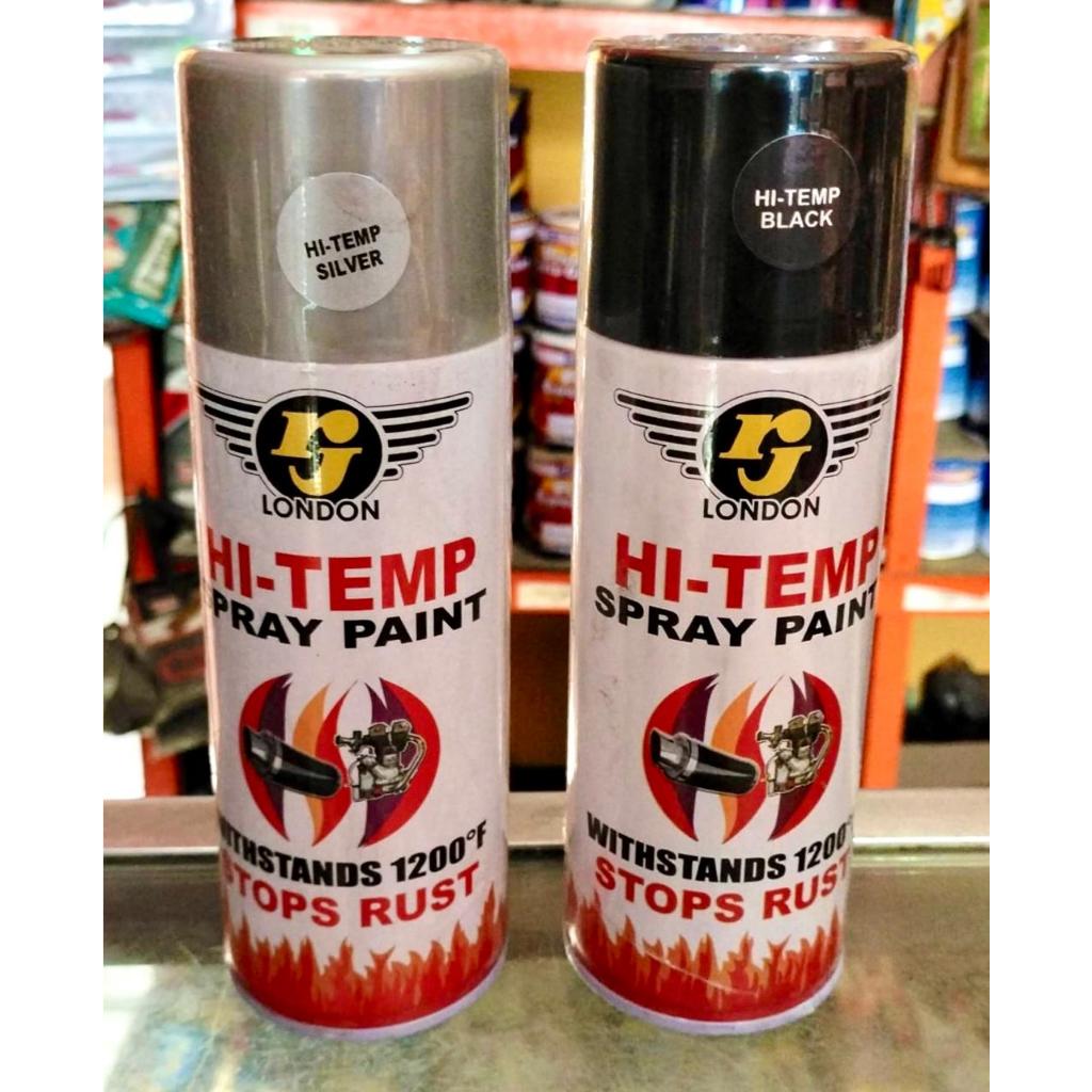 Jual Cat Semprot Spray Aerosol Tahan Panas RJ London HI TEMP 400 CC | Shopee Indonesia