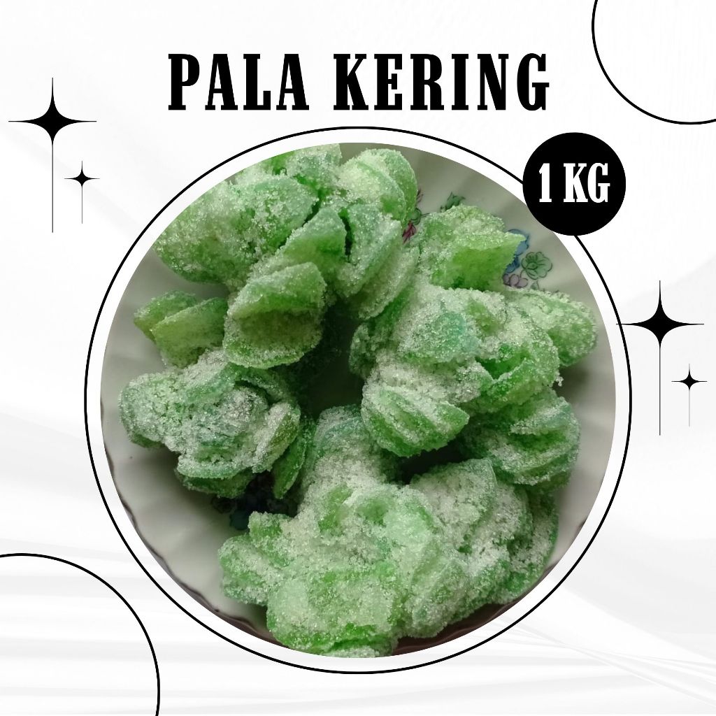 Jual PALA ASTER 1 KG PALA GULA PALA KERING PALA KIPAS MANISAN BUAH PALA ...