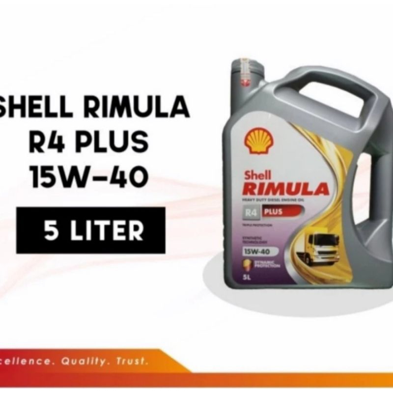 Jual oli mesin shell rimula r4 plus kemasan 5L | Shopee Indonesia